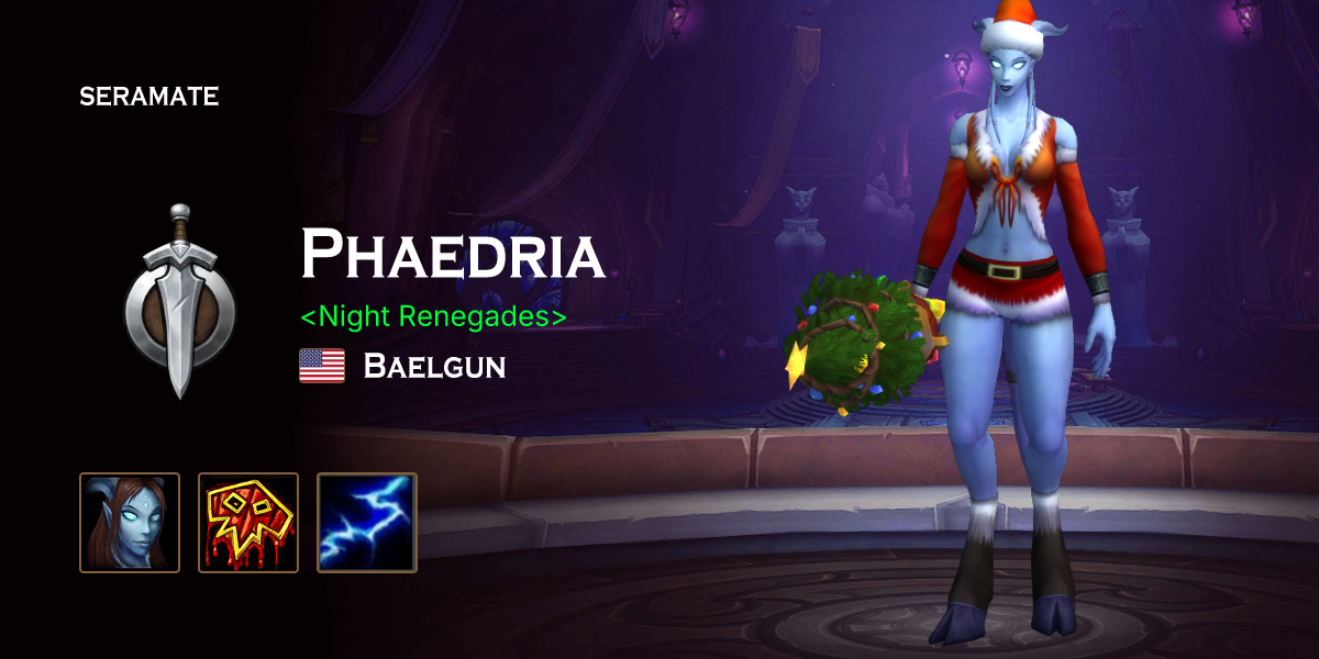 Phaedria @ Baelgun (US) · Seramate · WoW PvP Leaderboards, Arena ...