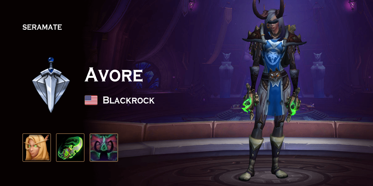 Avore @ Blackrock (US) · Seramate · WoW PvP Leaderboards, Arena ...
