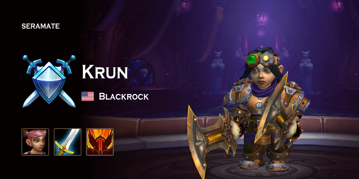 Krun @ Blackrock (US) · Seramate · WoW PvP Leaderboards, Arena Activity ...