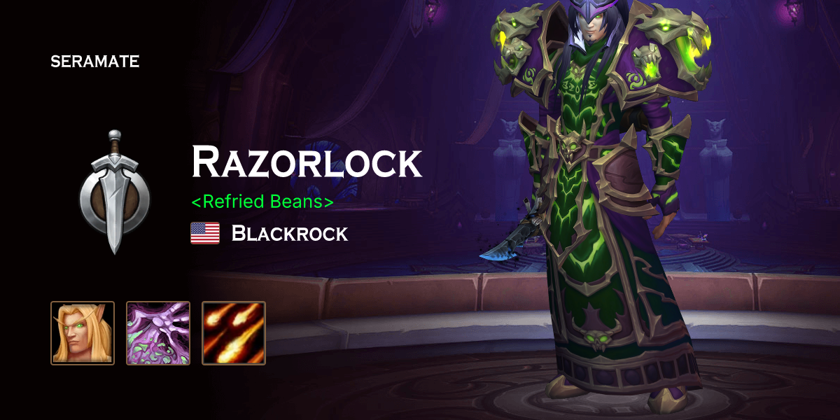 Razorlock @ Blackrock (US) · Seramate · WoW PvP Leaderboards, Arena ...