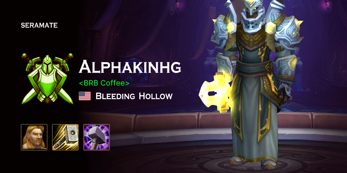 Alphakinhg @ Bleeding Hollow (US) · Seramate · WoW PvP Leaderboards ...
