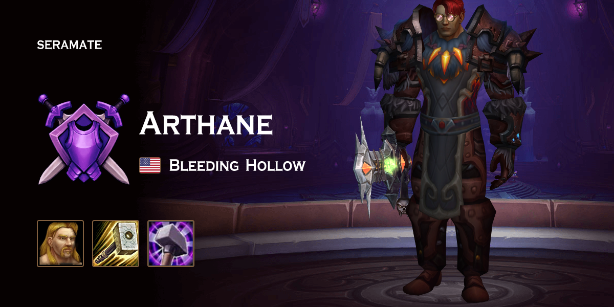 Arthane @ Bleeding Hollow (US) · Seramate · WoW PvP Leaderboards, Arena ...