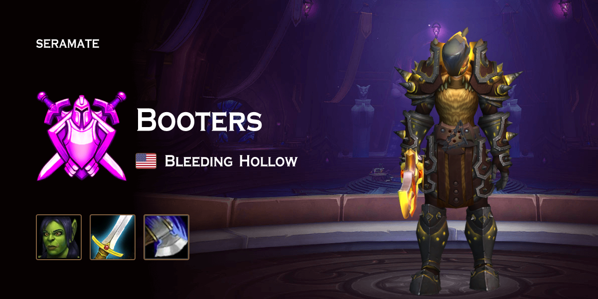 Booters @ Bleeding Hollow (US) · Seramate · WoW PvP Leaderboards, Arena ...