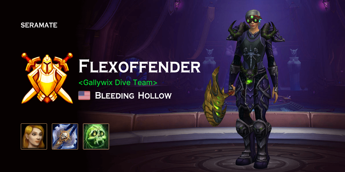 Flexoffender @ Bleeding Hollow (US) · Seramate · WoW PvP Leaderboards ...