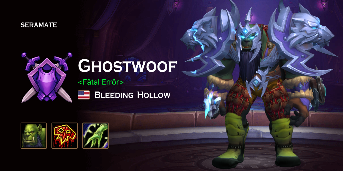 Ghostwoof @ Bleeding Hollow (US) · Seramate · WoW PvP Leaderboards ...