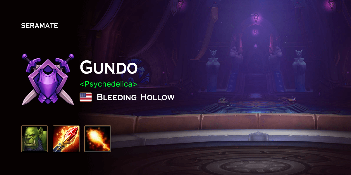 Gundo @ Bleeding Hollow (US) · Seramate · WoW PvP Leaderboards, Arena ...