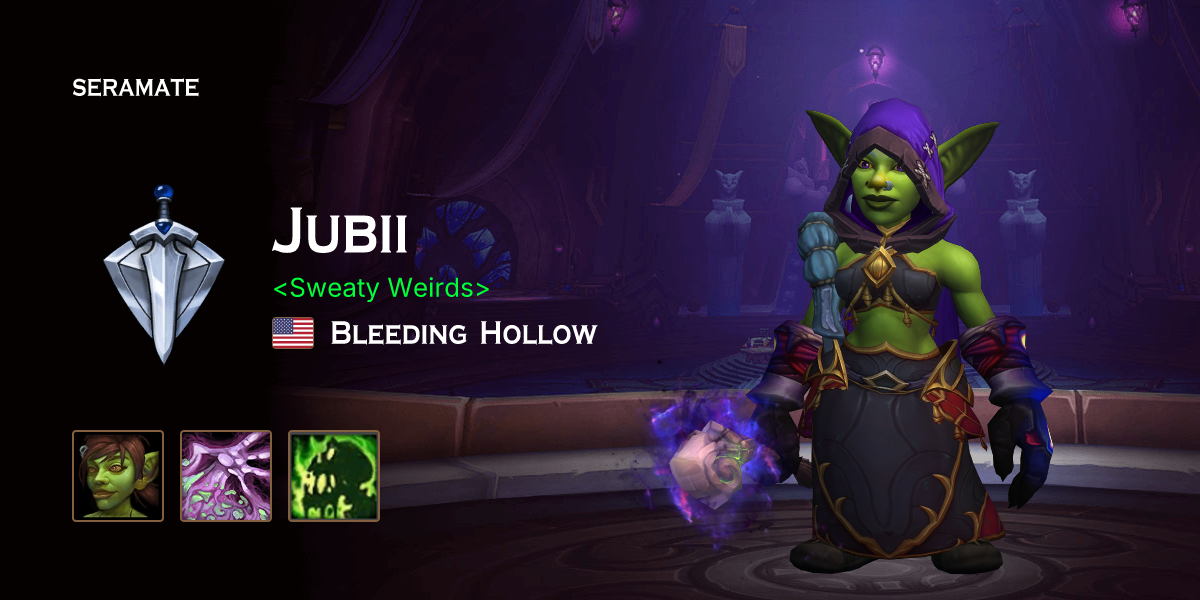 Jubii @ Bleeding Hollow (US) · Seramate · WoW PvP Leaderboards, Arena ...