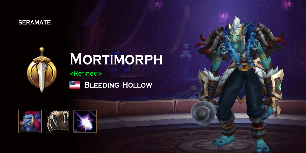 Mortimorph @ Bleeding Hollow (US) · Seramate · WoW PvP Leaderboards ...