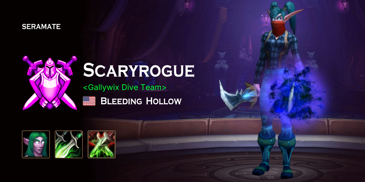 Scaryrogue @ Bleeding Hollow (US) · Seramate · WoW PvP Leaderboards ...
