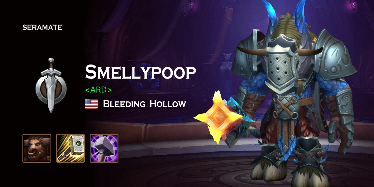 Smellypoop @ Bleeding Hollow (US) · Seramate · WoW PvP Leaderboards ...