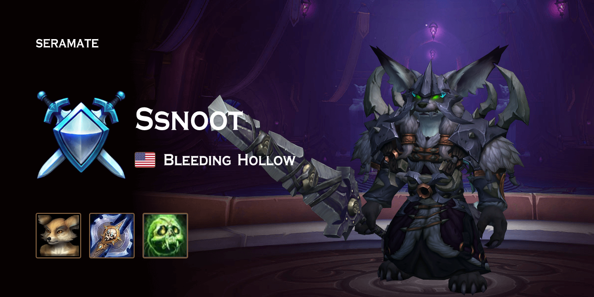 Ssnoot @ Bleeding Hollow (US) · Seramate · WoW PvP Leaderboards, Arena ...