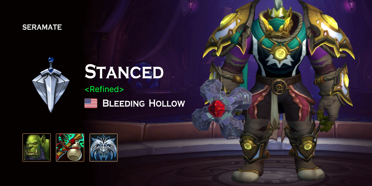Stanced @ Bleeding Hollow (US) · Seramate · WoW PvP Leaderboards, Arena ...