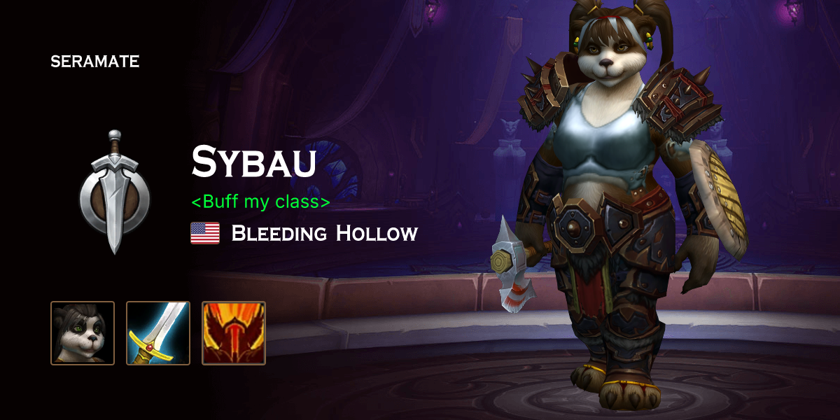 Sybau @ Bleeding Hollow (US) · Seramate · WoW PvP Leaderboards, Arena ...