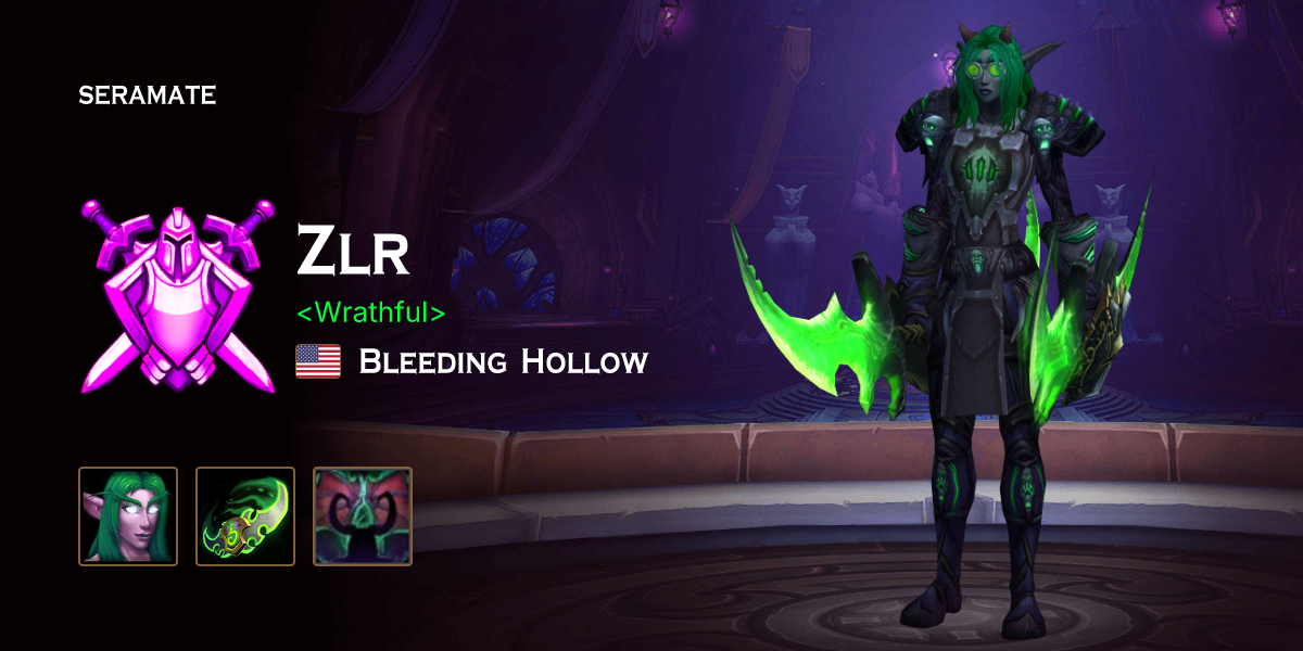 Zlr @ Bleeding Hollow (US) · Seramate · WoW PvP Leaderboards, Arena ...