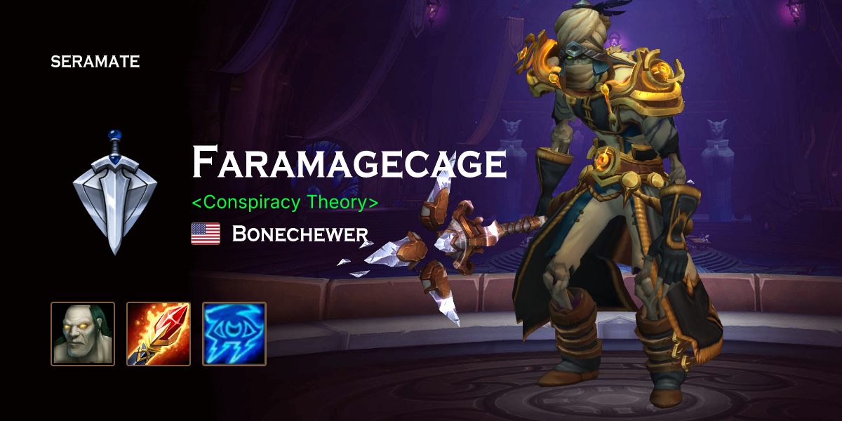 Faramagecage @ Bonechewer (US) · Seramate · WoW PvP Leaderboards, Arena ...