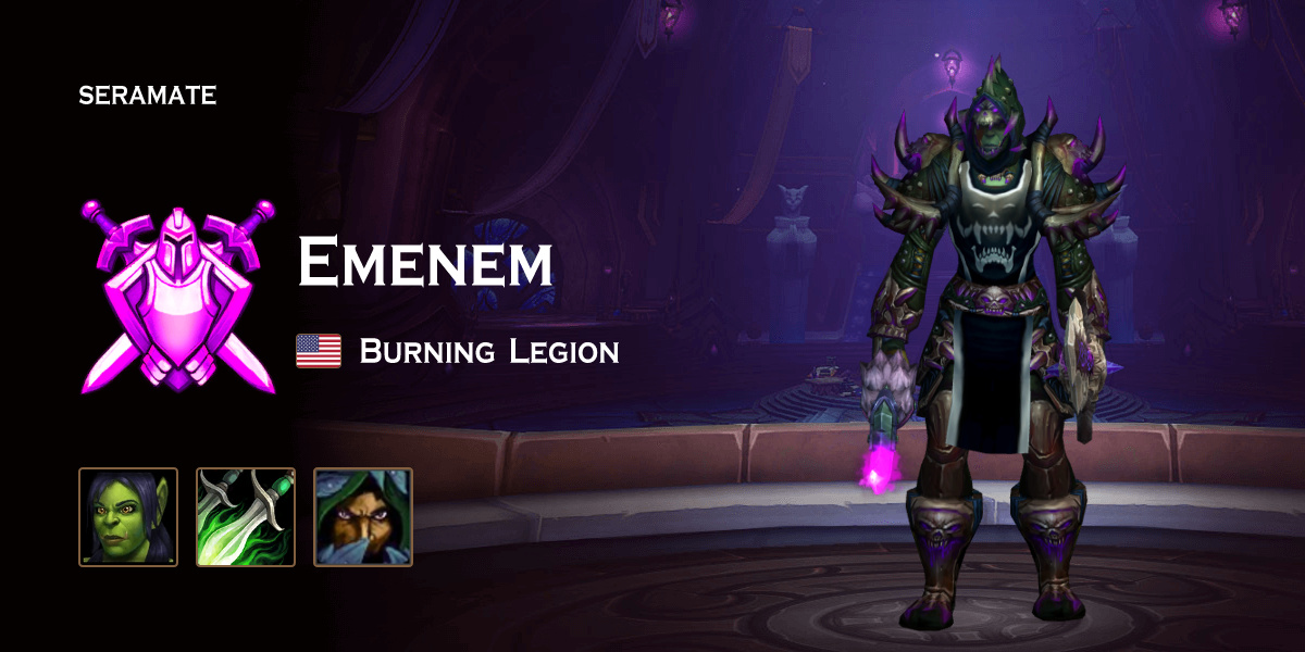 Emenem @ Burning Legion (US) · Seramate · WoW PvP Leaderboards, Arena ...