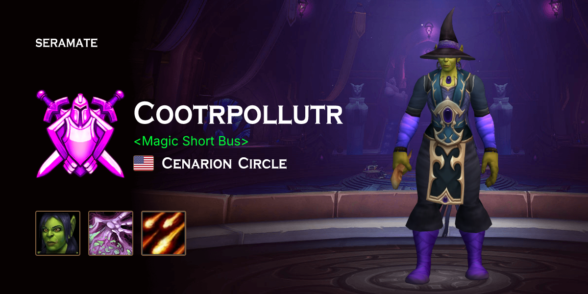 Cootrpollutr @ Cenarion Circle (US) · Seramate · WoW PvP Leaderboards ...