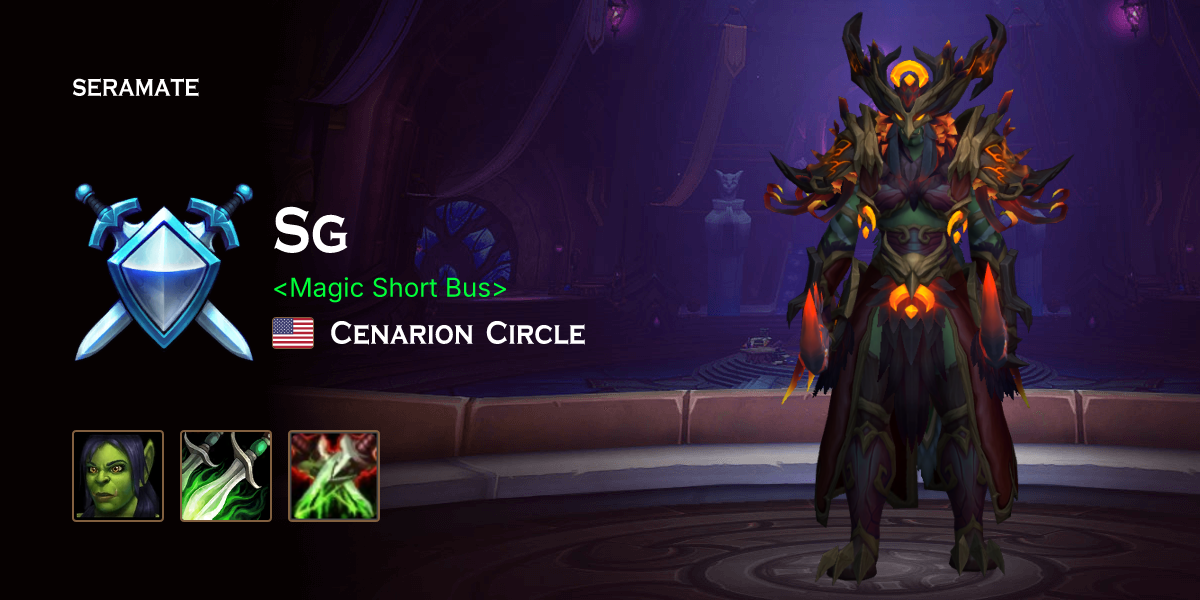 Sg @ Cenarion Circle (US) · Seramate · WoW PvP Leaderboards, Arena ...
