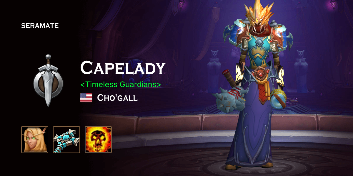 Capelady @ Cho'gall (US) · Seramate · WoW PvP Leaderboards, Arena ...