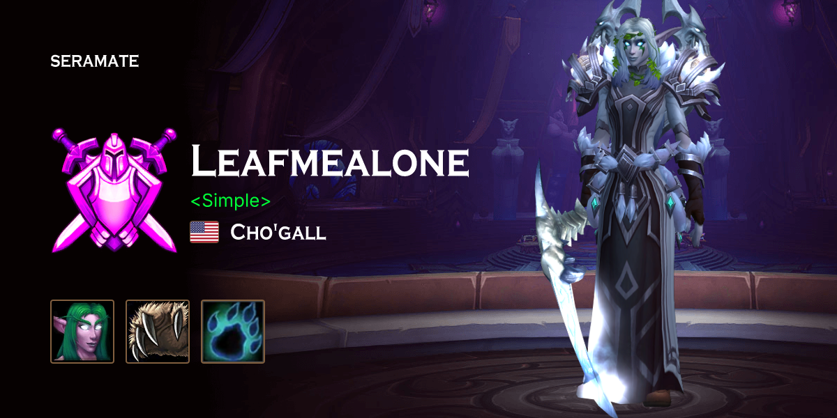 Leafmealone @ Cho'gall (US) · Seramate · WoW PvP Leaderboards, Arena ...