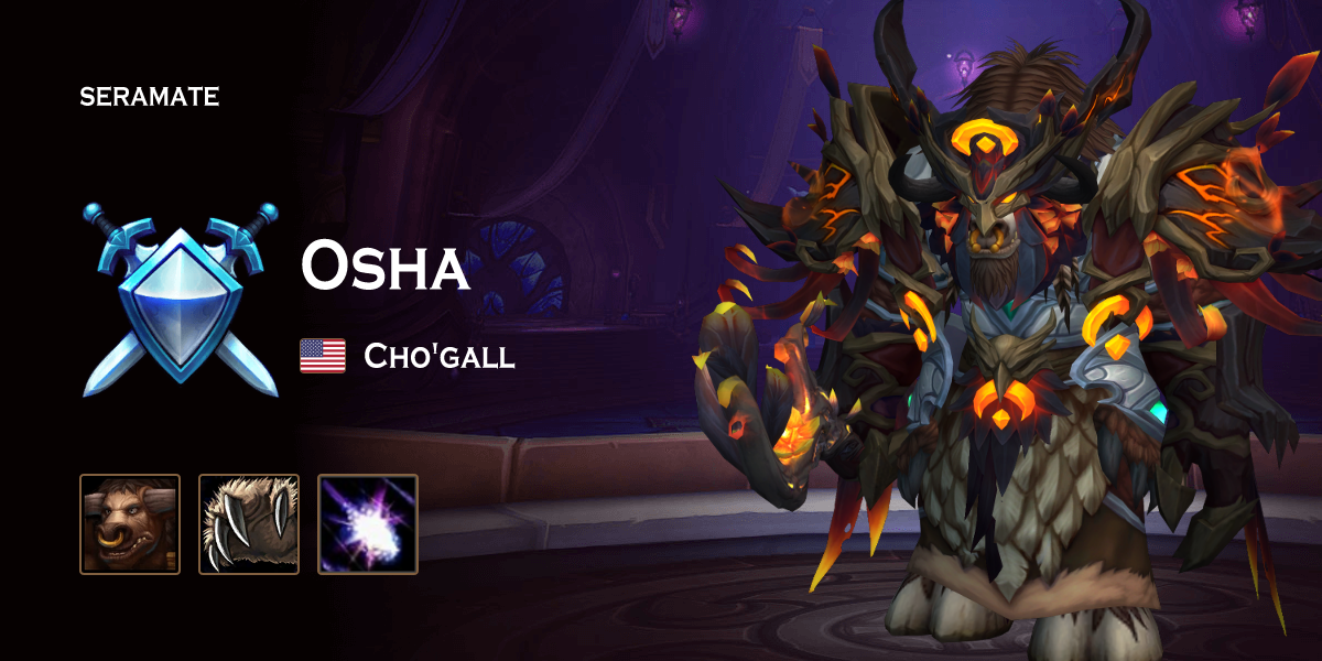 Osha @ Cho'gall (US) · Seramate · WoW PvP Leaderboards, Arena Activity ...