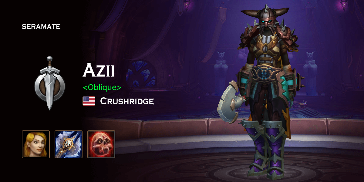 Azii @ Crushridge (US) · Seramate · WoW PvP Leaderboards, Arena ...