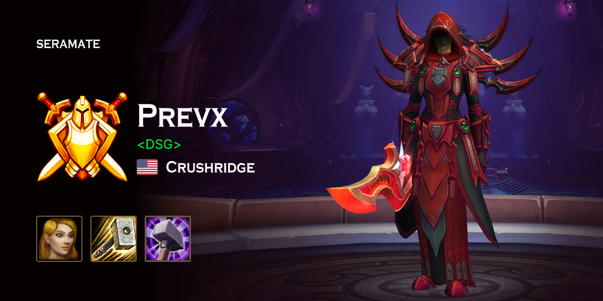Prevx @ Crushridge (US) · Seramate · WoW PvP Leaderboards, Arena Activity, Character Profiles ...