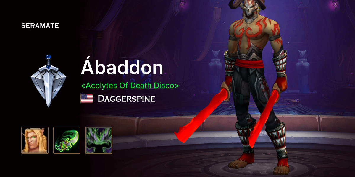 Ábaddon @ Daggerspine (US) · Seramate · WoW PvP Leaderboards, Arena ...