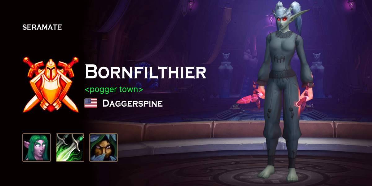 Bornfilthier @ Daggerspine (US) · Seramate · WoW PvP Leaderboards ...