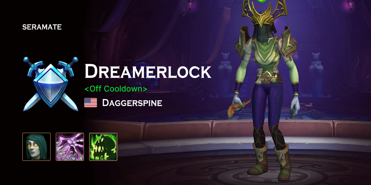 Dreamerlock @ Daggerspine (US) · Seramate · WoW PvP Leaderboards, Arena ...