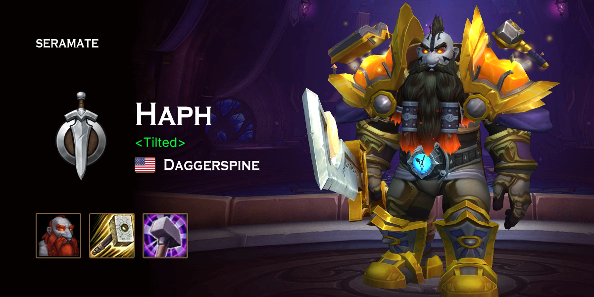 Haph @ Daggerspine (US) · Seramate · WoW PvP Leaderboards, Arena ...
