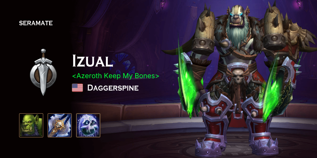 Izual @ Daggerspine (US) · Seramate · WoW PvP Leaderboards, Arena ...