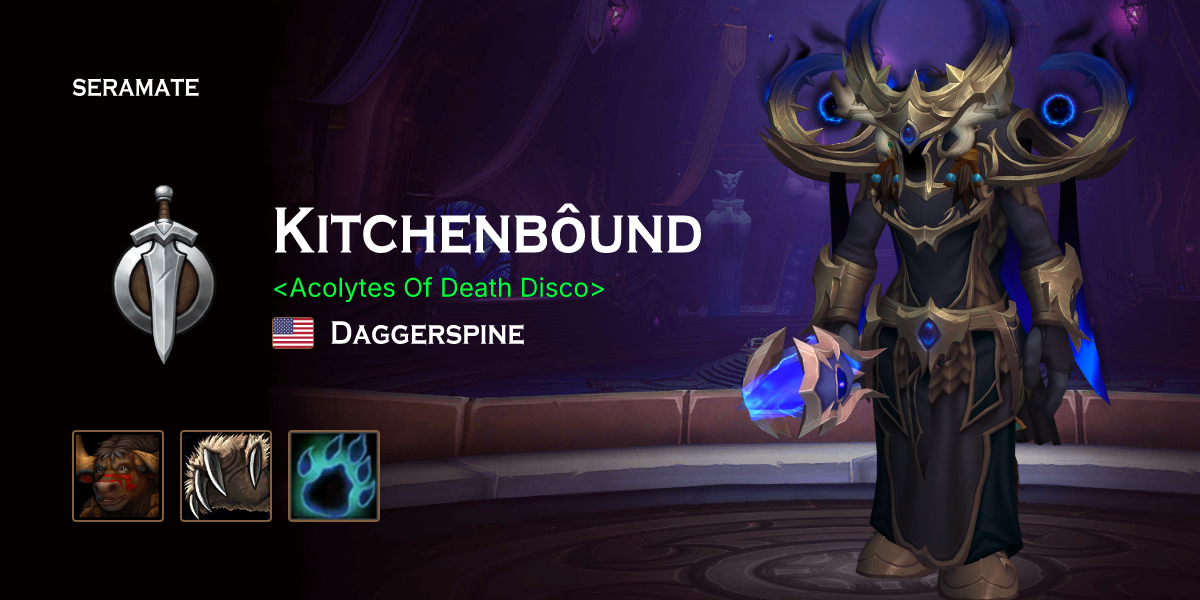 Kitchenbôund @ Daggerspine (US) · Seramate · WoW PvP Leaderboards, Arena Activity, Character ...