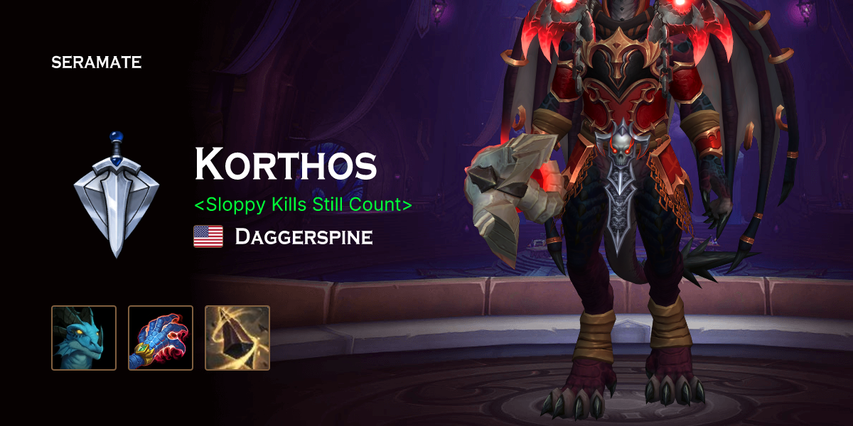 Korthos @ Daggerspine (US) · Seramate · WoW PvP Leaderboards, Arena ...