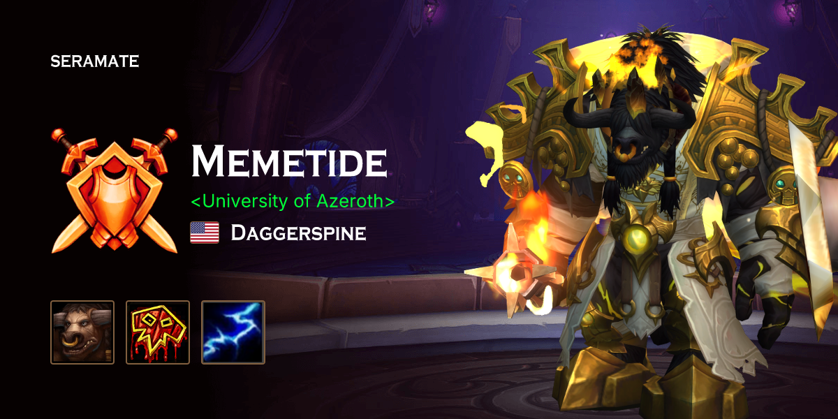 Memetide @ Daggerspine (US) · Seramate · WoW PvP Leaderboards, Arena ...
