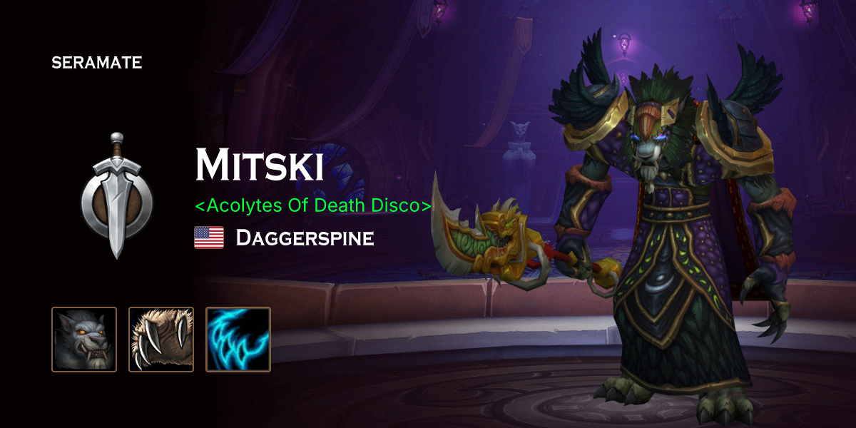 Mitski @ Daggerspine (US) · Seramate · WoW PvP Leaderboards, Arena ...