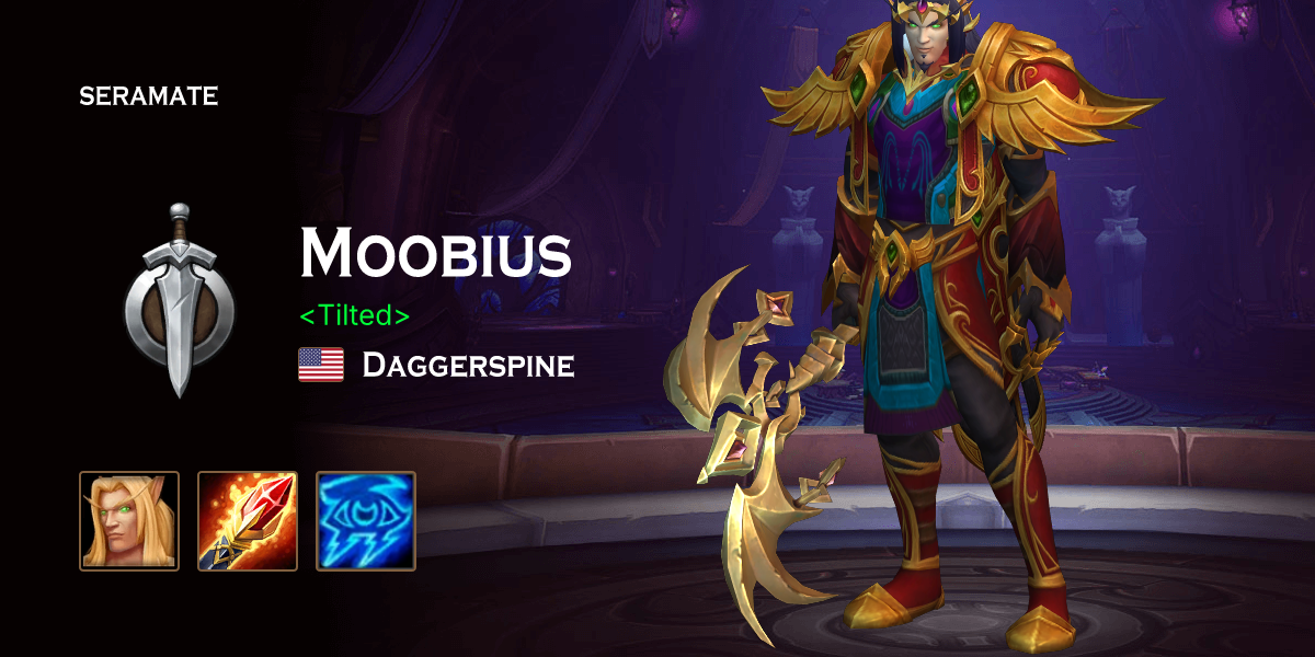 Moobius @ Daggerspine (US) · Seramate · WoW PvP Leaderboards, Arena Activity, Character Profiles ...