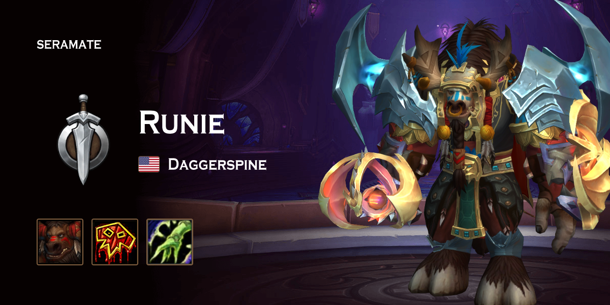 Runie @ Daggerspine (US) · Seramate · WoW PvP Leaderboards, Arena ...