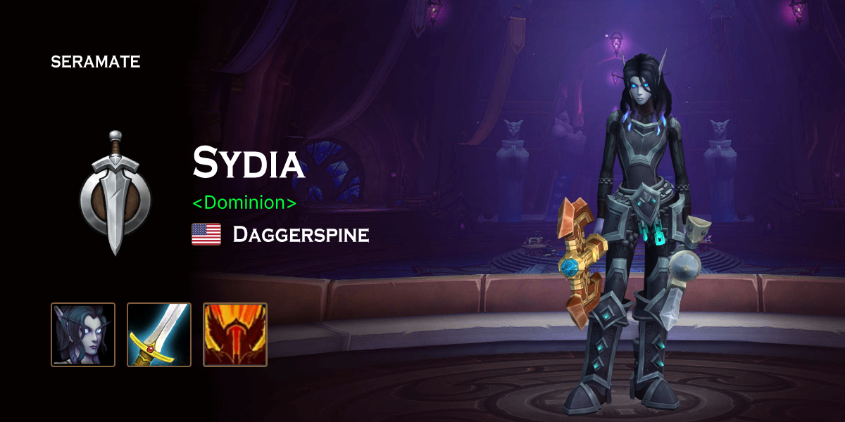 Sydia @ Daggerspine (US) · Seramate · WoW PvP Leaderboards, Arena ...