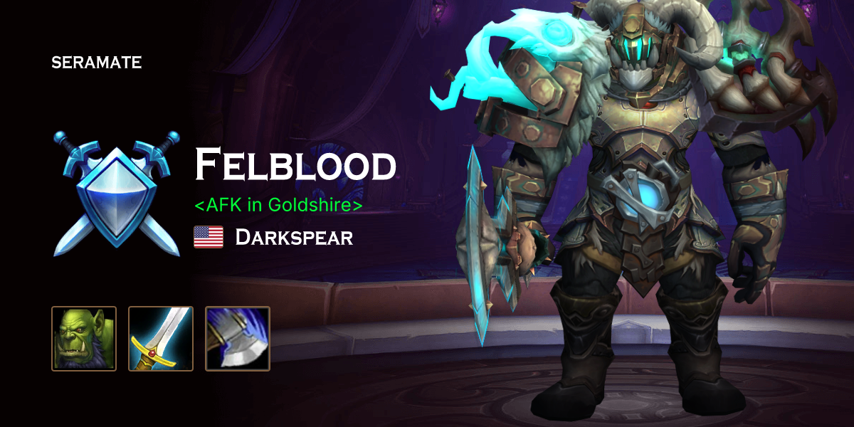 Felblood @ Darkspear (US) · Seramate · WoW PvP Leaderboards, Arena ...