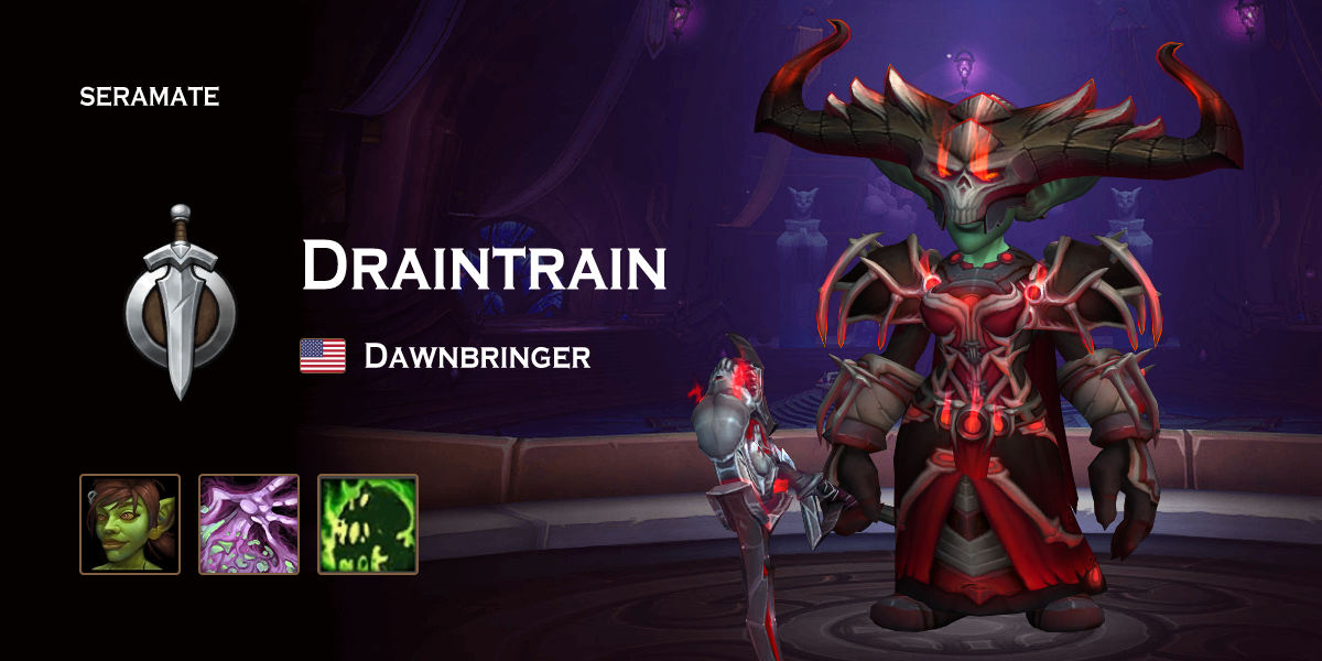 Draintrain @ Dawnbringer (US) · Seramate · WoW PvP Leaderboards, Arena ...