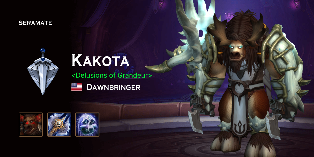 Kakota @ Dawnbringer (US) · Seramate · WoW PvP Leaderboards, Arena ...