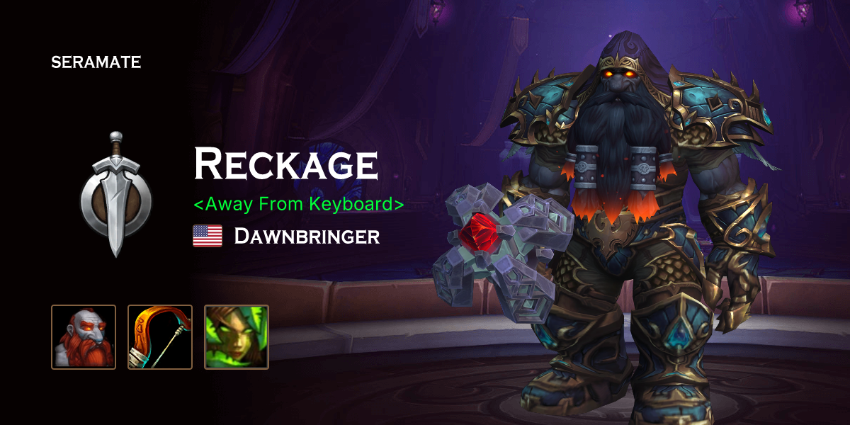 Reckage @ Dawnbringer (US) · Seramate · WoW PvP Leaderboards, Arena ...