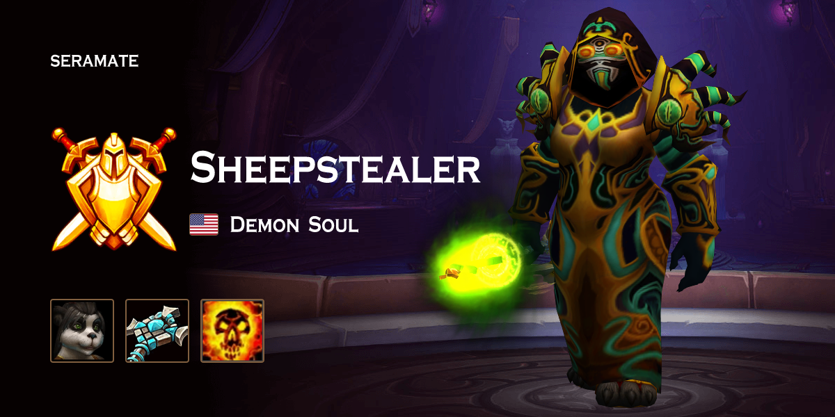 Sheepstealer @ Demon Soul (US) · Seramate · WoW PvP Leaderboards, Arena ...
