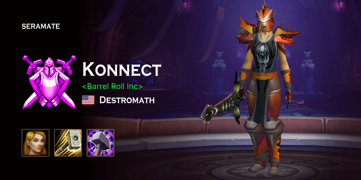Konnect @ Destromath (US) · Seramate · WoW PvP Leaderboards, Arena Activity, Character Profiles ...