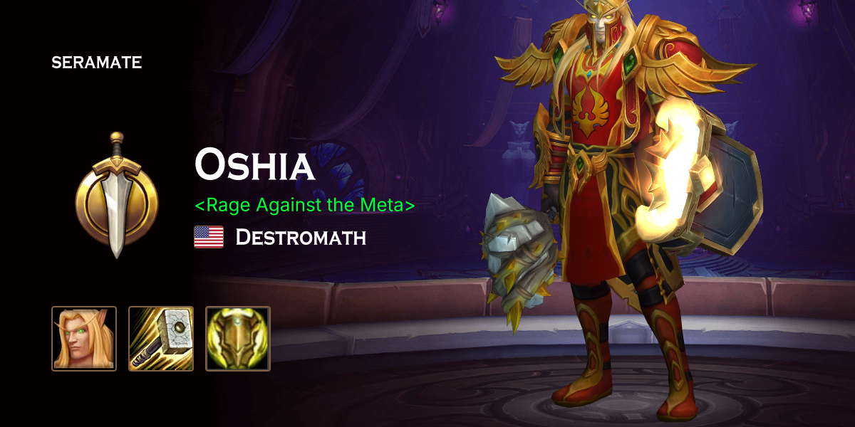 Oshia @ Destromath (US) · Seramate · WoW PvP Leaderboards, Arena ...