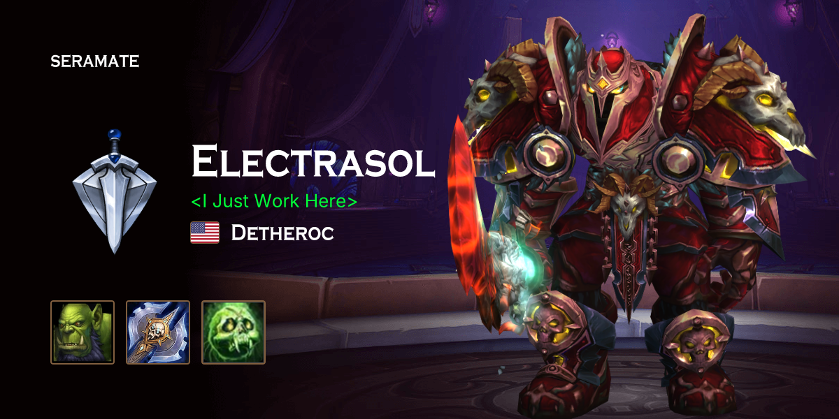 Electrasol @ Detheroc (US) · Seramate · WoW PvP Leaderboards, Arena ...