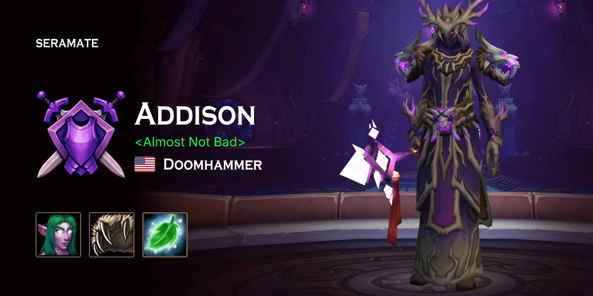 Addison @ Doomhammer (US) · Seramate · WoW PvP Leaderboards, Arena ...