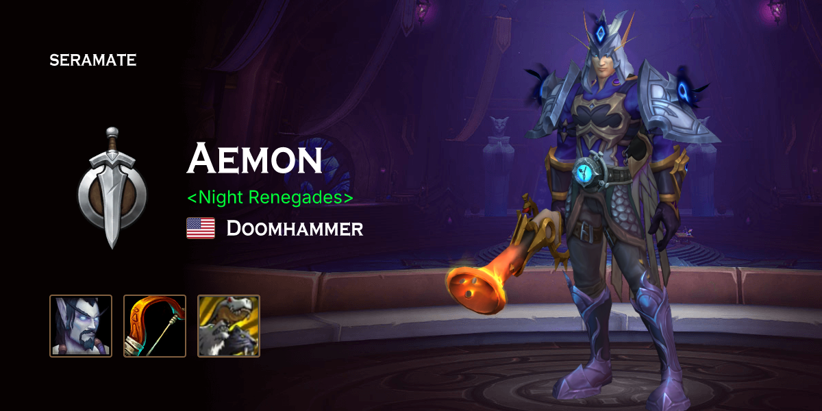 Aemon @ Doomhammer (US) · Seramate · WoW PvP Leaderboards, Arena ...