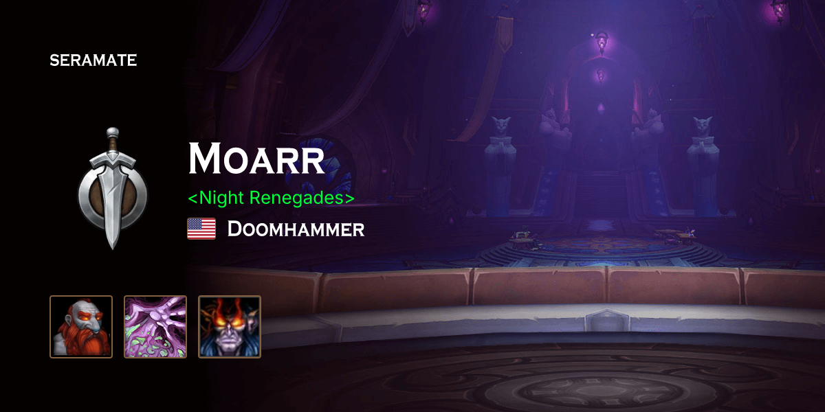 Moarr @ Doomhammer (US) · Seramate · WoW PvP Leaderboards, Arena ...